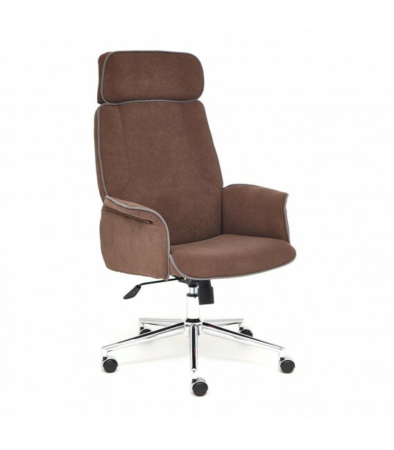 TetChair Кресло CHARM, флок, коричневый