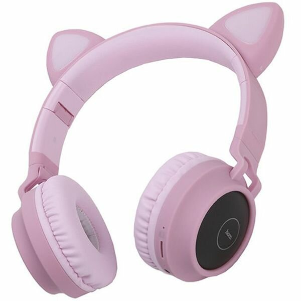 Наушники Hoco W27 Cat Ear Pink