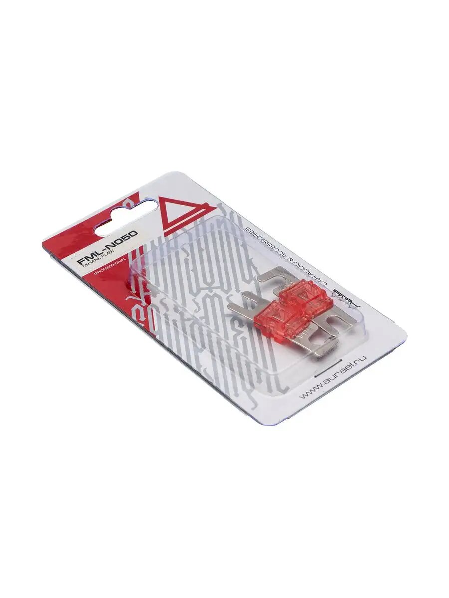 Предохранители mini anl 50а, AurA FML-N050, никель, 2 шт, блистер