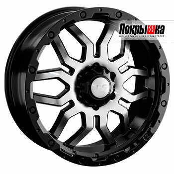 Диски литые LS Wheels LS-1285 7.5х17/6х139.7 D67.1 ET38.0, BKF