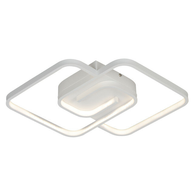 Люстра потолочная светодиодная SCHAFFNER Immagine 96Вт силикон металл белый