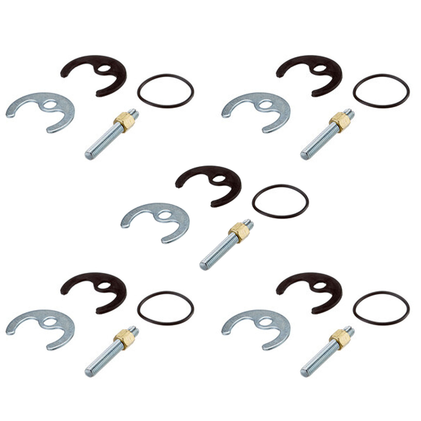 Набор для крепления смесителя одношточный (5 шт.)