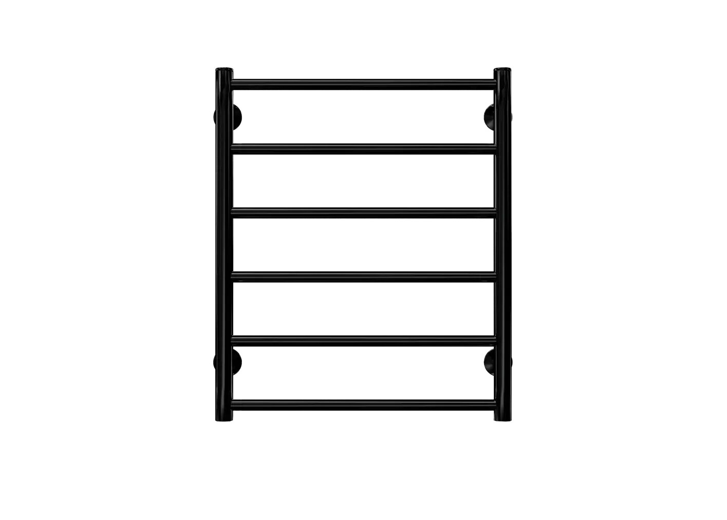 Полотенцесушитель водяной лесенка Equation 50x64 см нижняя подводка 1/2"x3/4" нержавеющая сталь цвет черный