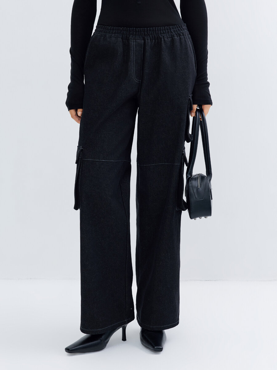 Джинсы карго 