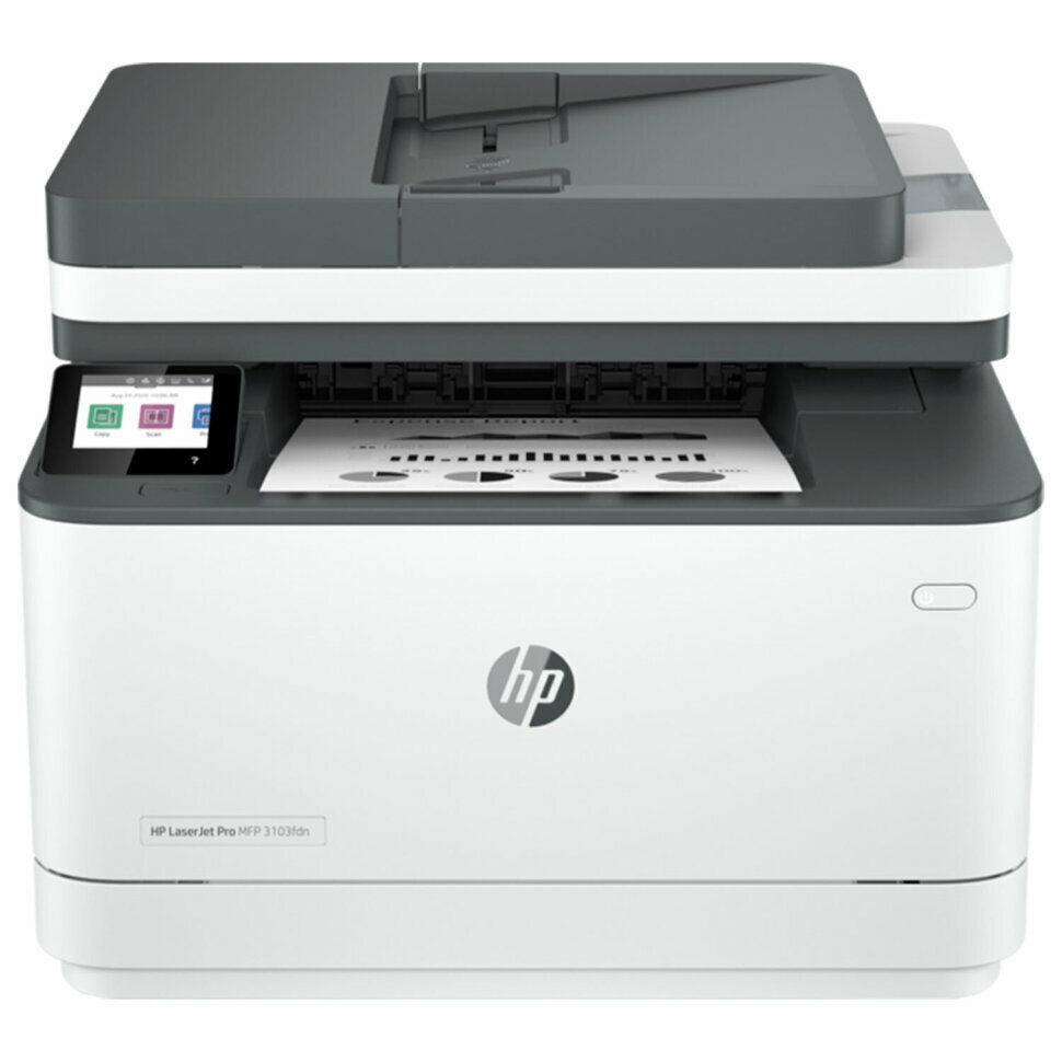МФУ лазерное HP LaserJet Pro 3103fdn "4 в 1", А4, 33 стр./мин, 50000 стр./мес, Дуплекс, АПД, сетевая карта, 3G631A, 354966
