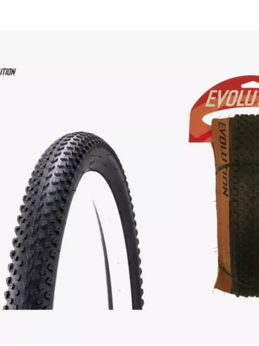 Покрышка EVOLUTION, 29x 2.125, TR-EV-1136-Folding, черная с корич бортом