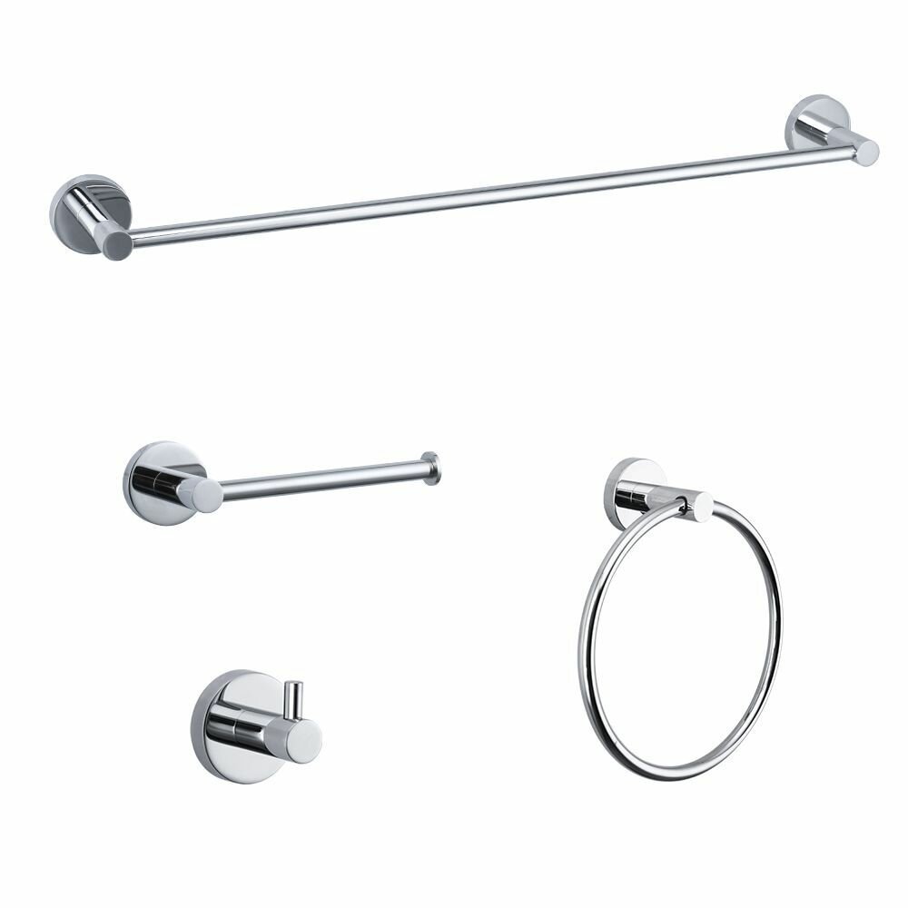 Подвесной набор для ванной комнаты, вешалка для банных полотенец , ROBERN , костюм из 4 частей