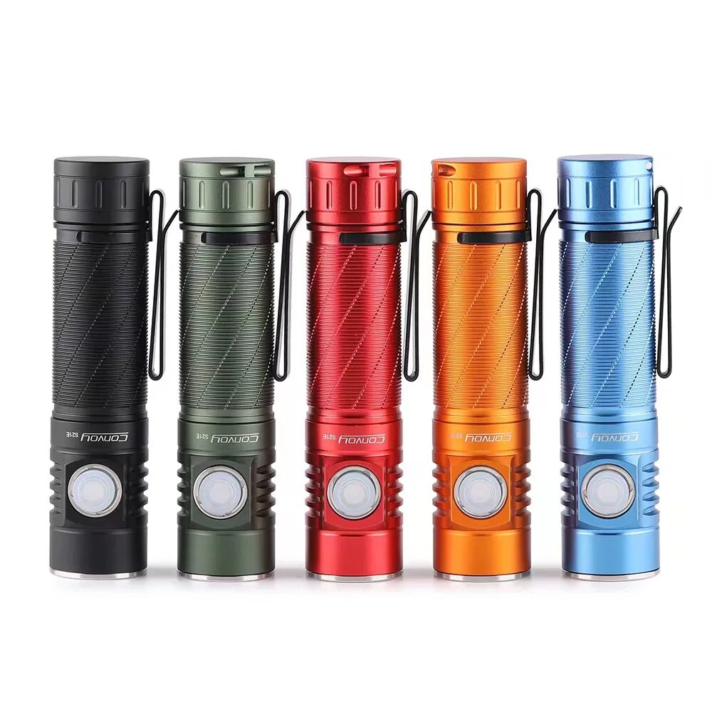 Фонарь Convoy S21E SST40, черный, 5000K, 21700 battery — фото 1