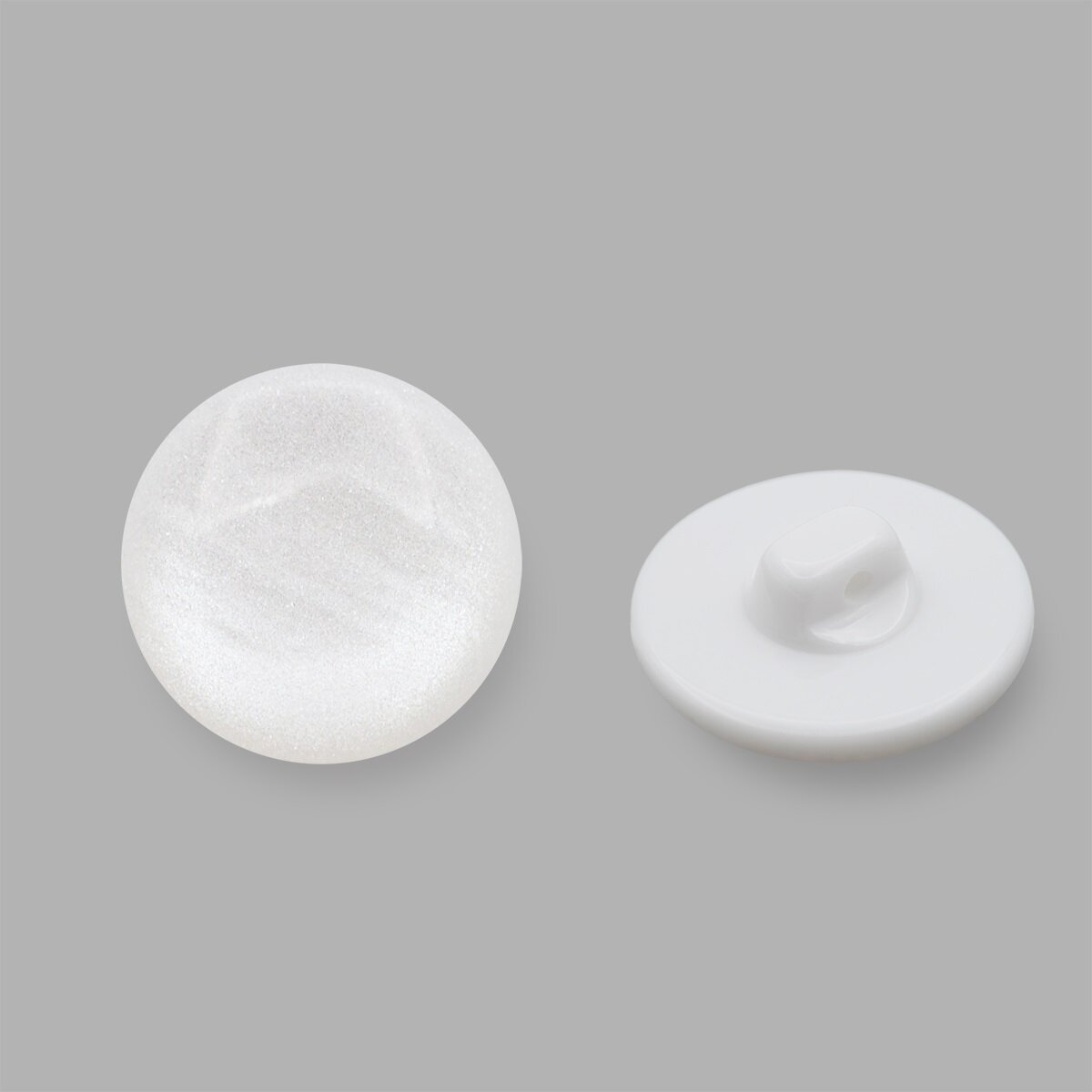 CR P-45 Пуговица 32L (20 мм), на ножке, пластик (01 белый), 72 шт