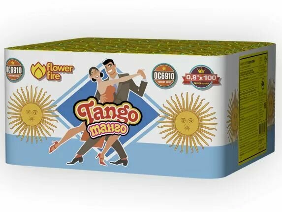 Батареи салютов и фейерверков Танго "Огненный цветок"