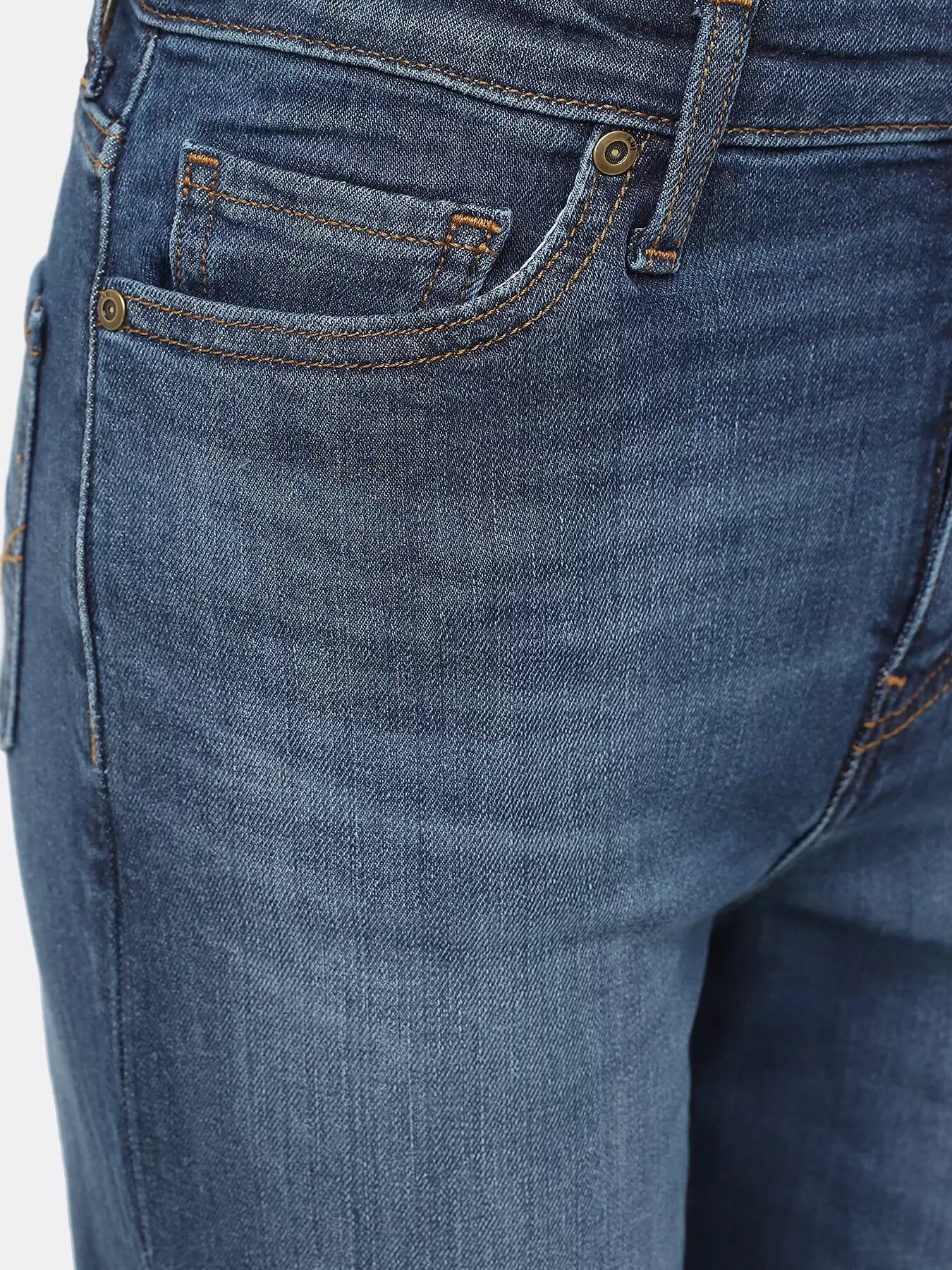 Джинсы бойфренды Alessandro Manzoni Jeans, размер 40, синий — фото 1