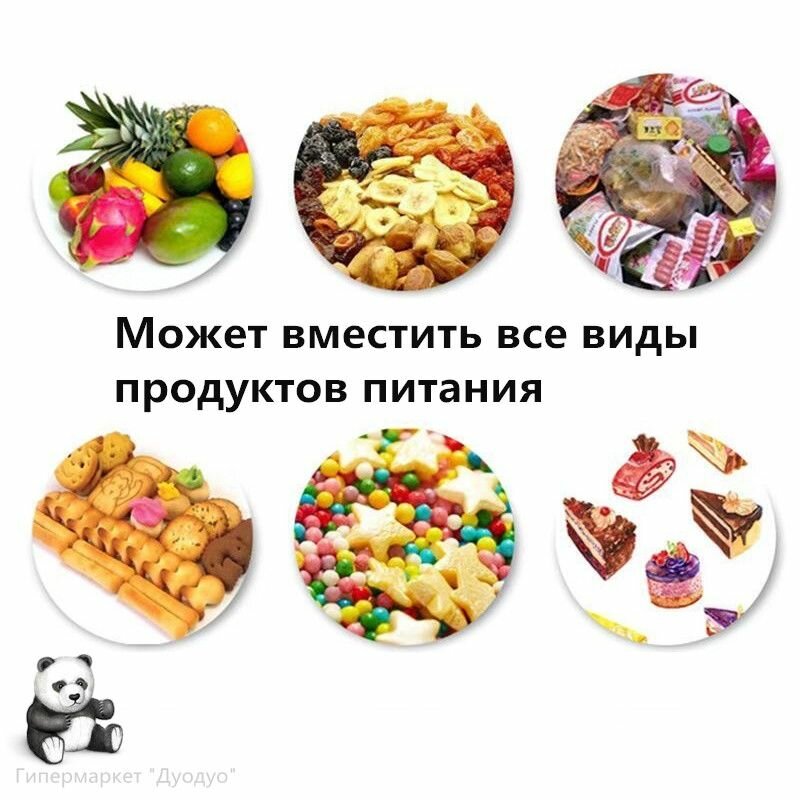 Фруктовница, вращающийся механизм, пищевой пластик, прозрачная — фото 1