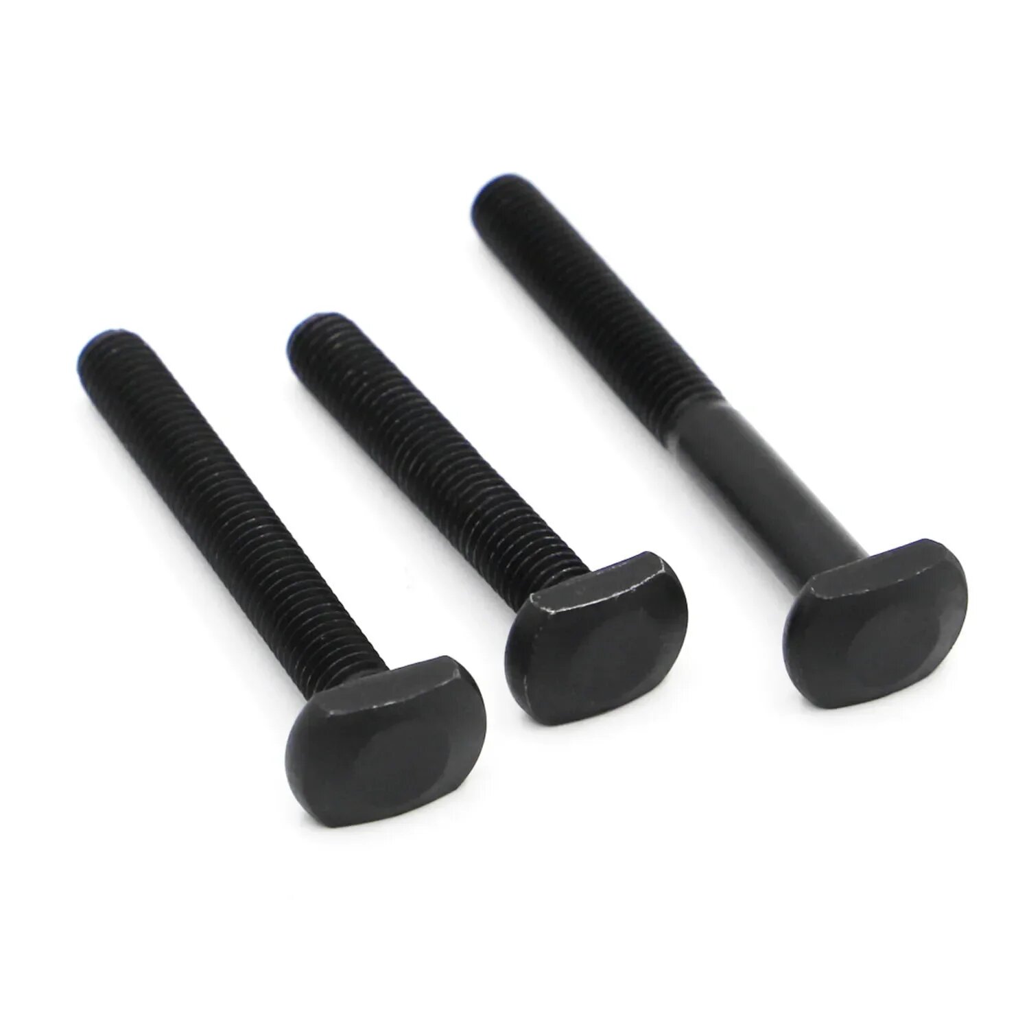 M6 M8 M10 M12 GB37 Черная углеродистая сталь Т-образный пуансон Фрезерный станок Винтовой стержень Зажимной колпачок Болт Полная/частичная резьба