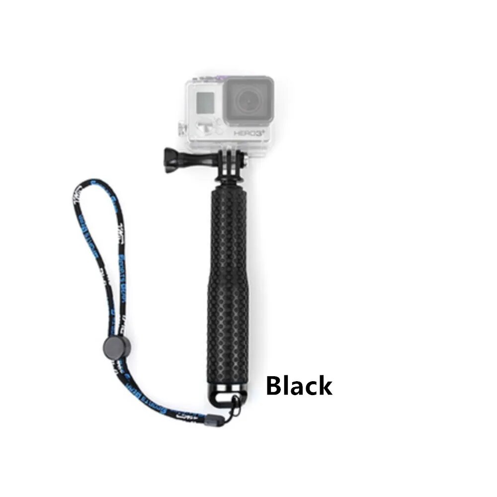 Черная селфи-палка для GoPro, 48 см