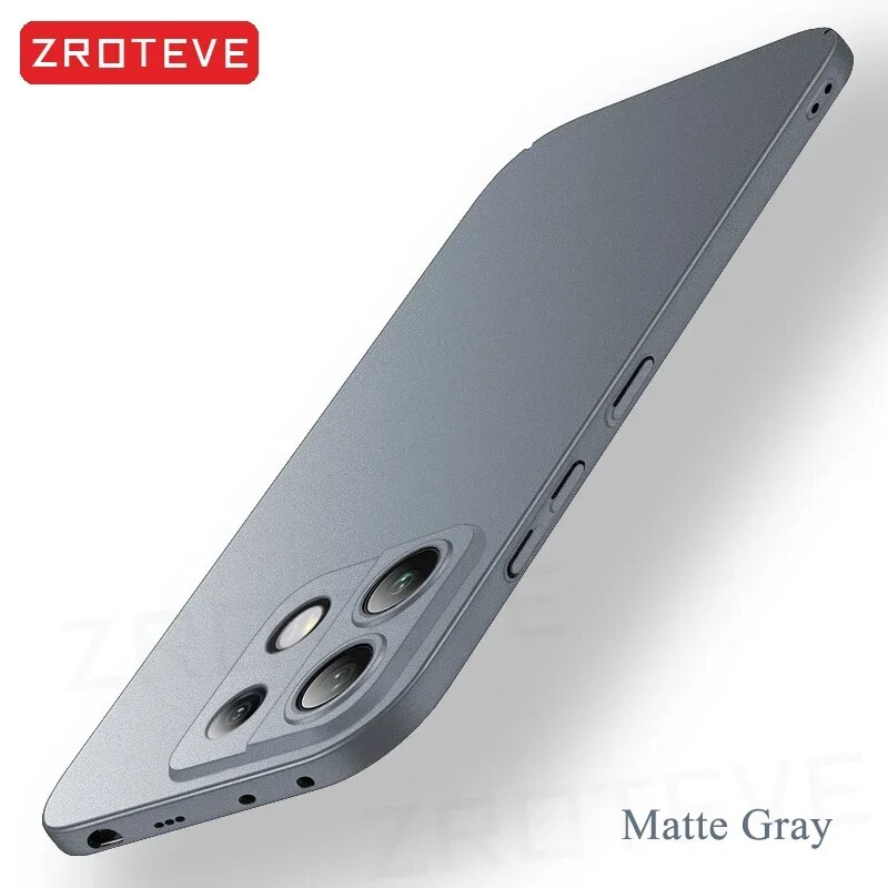 Чехол ZROTEVE для Redmi Note 13 Pro 5G, серый, матовый