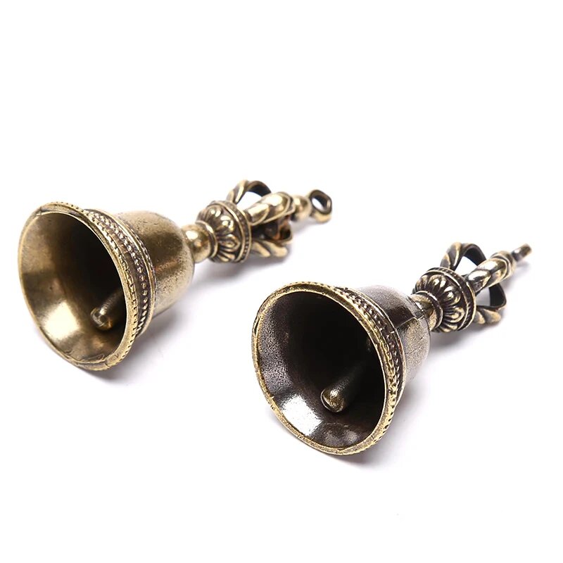 Латунный ручной работы, литье под давлением, волшебный колокольчик, ключ, автомобильная кнопка, колокольчик, тибетская бронзовая колокольчик, креативный подарок, подвеска для украшения дома