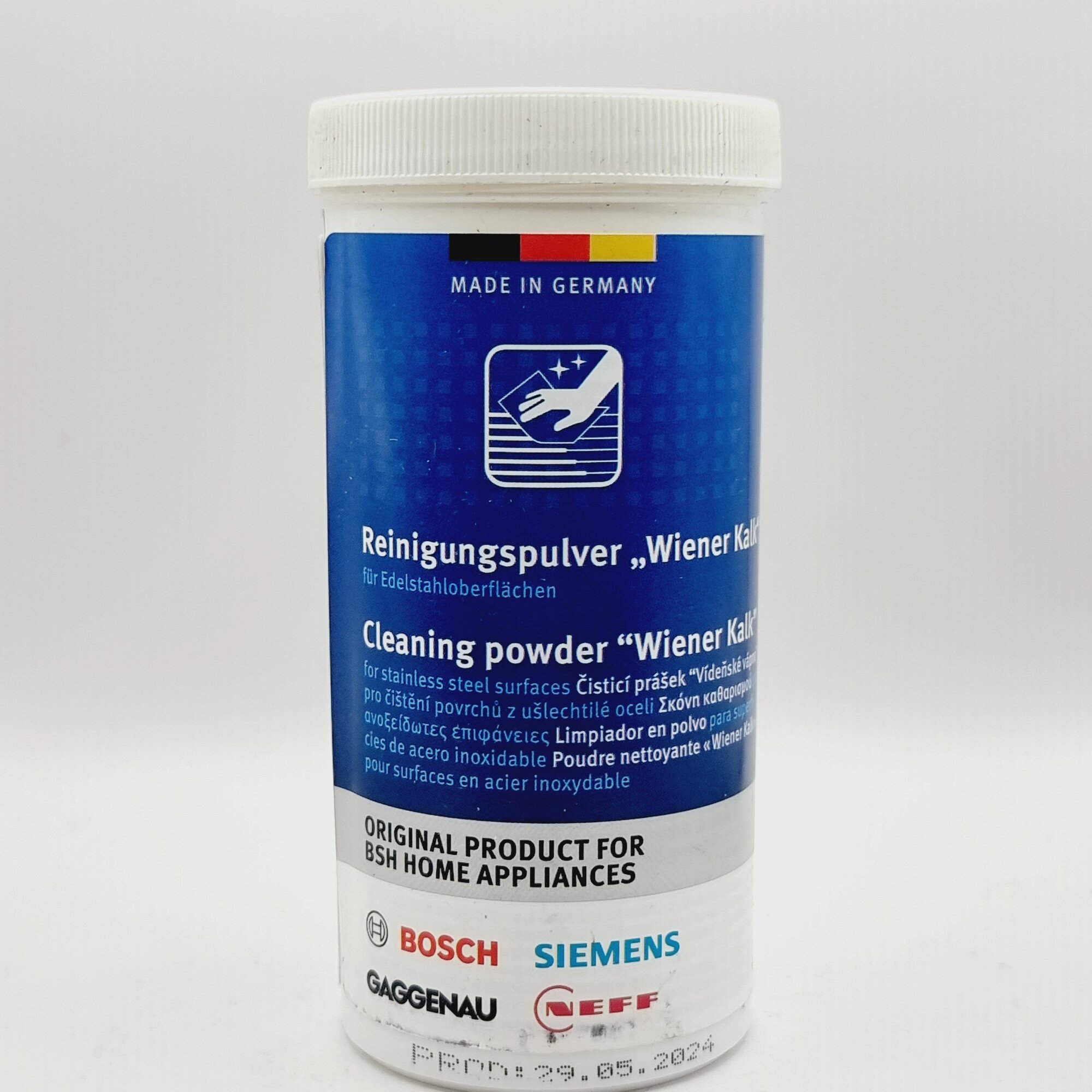 Bosch чистящий порошок Wiener Kalk Венская известь 00311946 100 г (Германия)