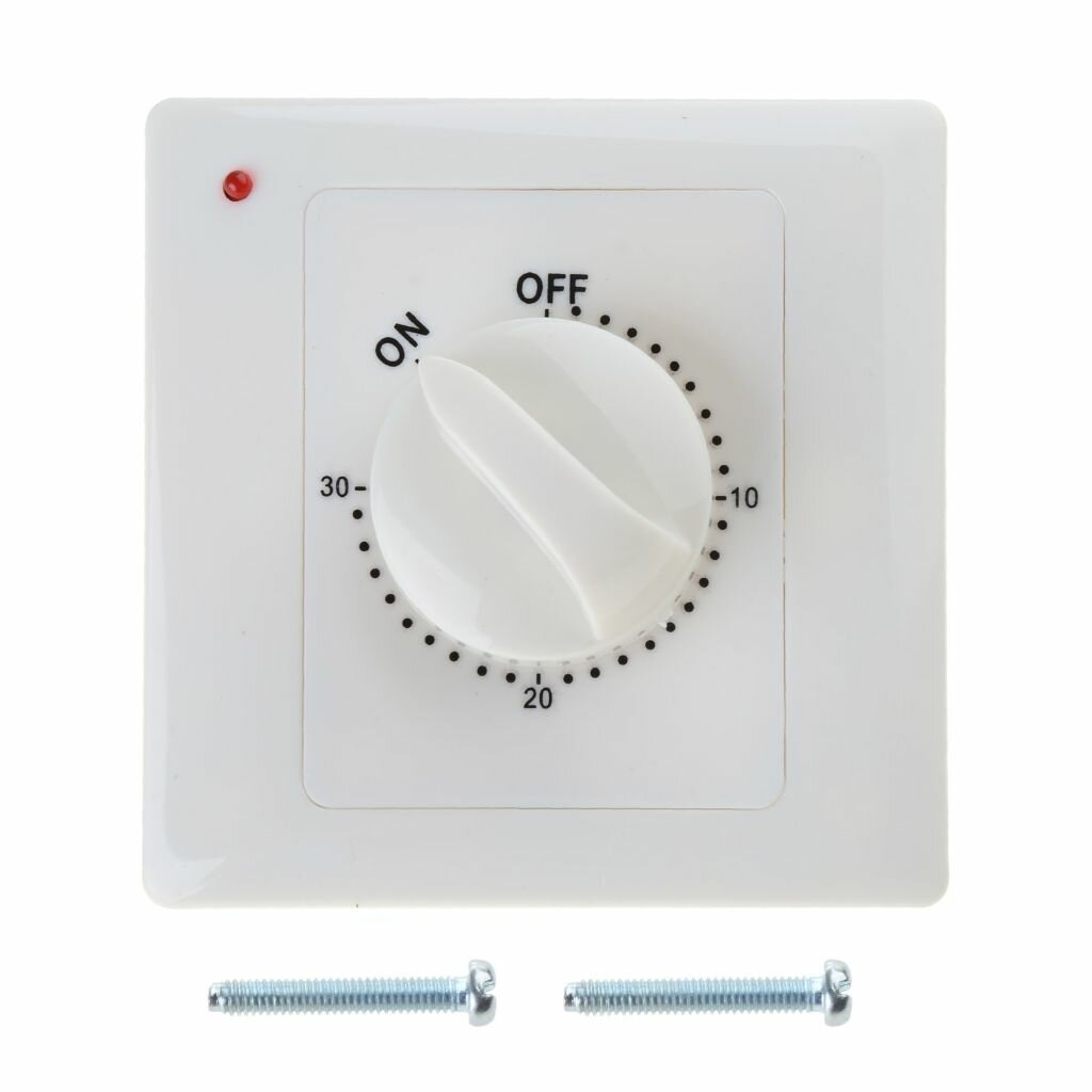 Выключатель, Временной таймер-выключение через 30 минут с освещением