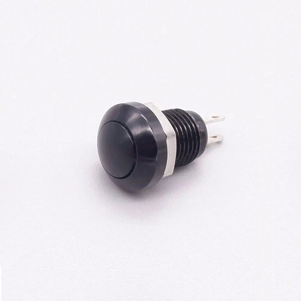 8 мм Мгновенный телефон звонок мини-кнопка переключатель шаровая Головка Водонепроницаемая кнопка запуска двигателя автомобиля лодки Черный