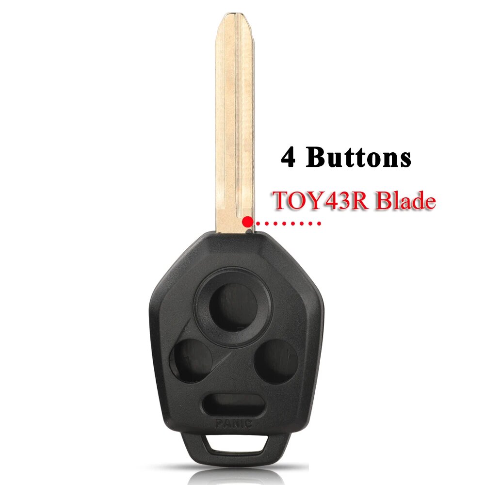 Корпус Дистанционного Ключа Jingyuqin Для Subaru Forester Outback Legacy NSN14 DAT17 TOY43R 3/4BTN ABS