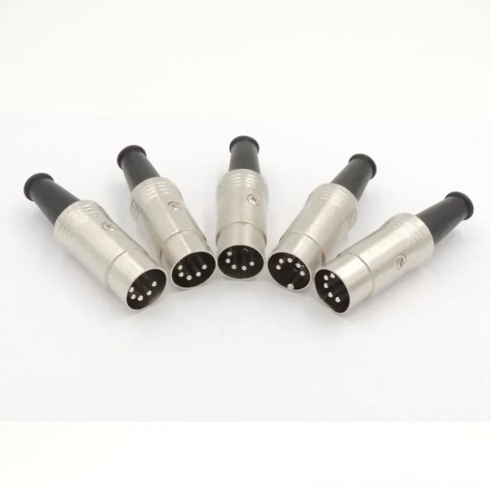 JOYO 5-контактный DIN кабель серебристый 5 шт