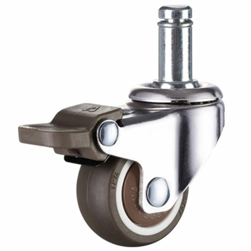 Офисное кресло с колесами на штанге - 1,5 дюйма тормозом