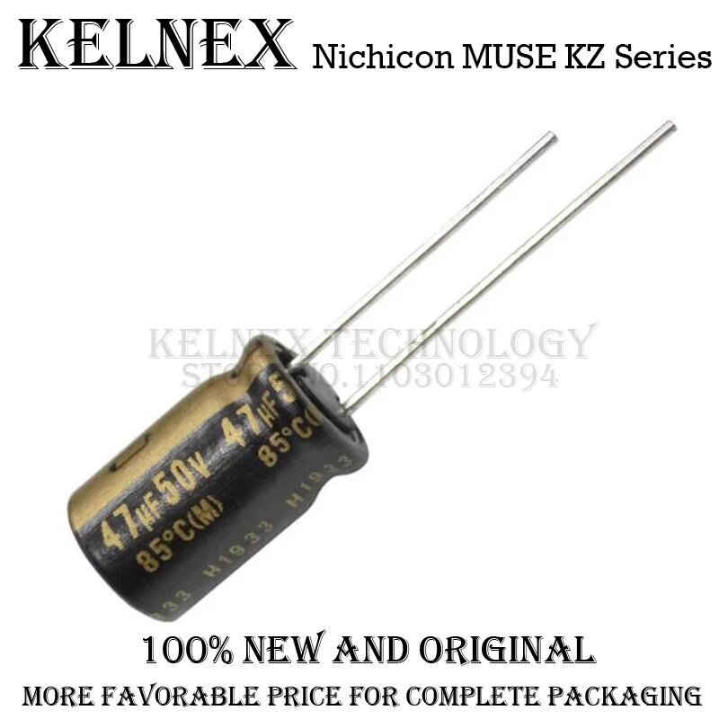 Nichicon MUSE KZ Series Конденсаторы 10 шт. 25V470UF 16X25MM