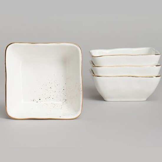 Набор розеток Bronco "gold" 4 шт. 10х4 см, 150 мл. (263-1362)