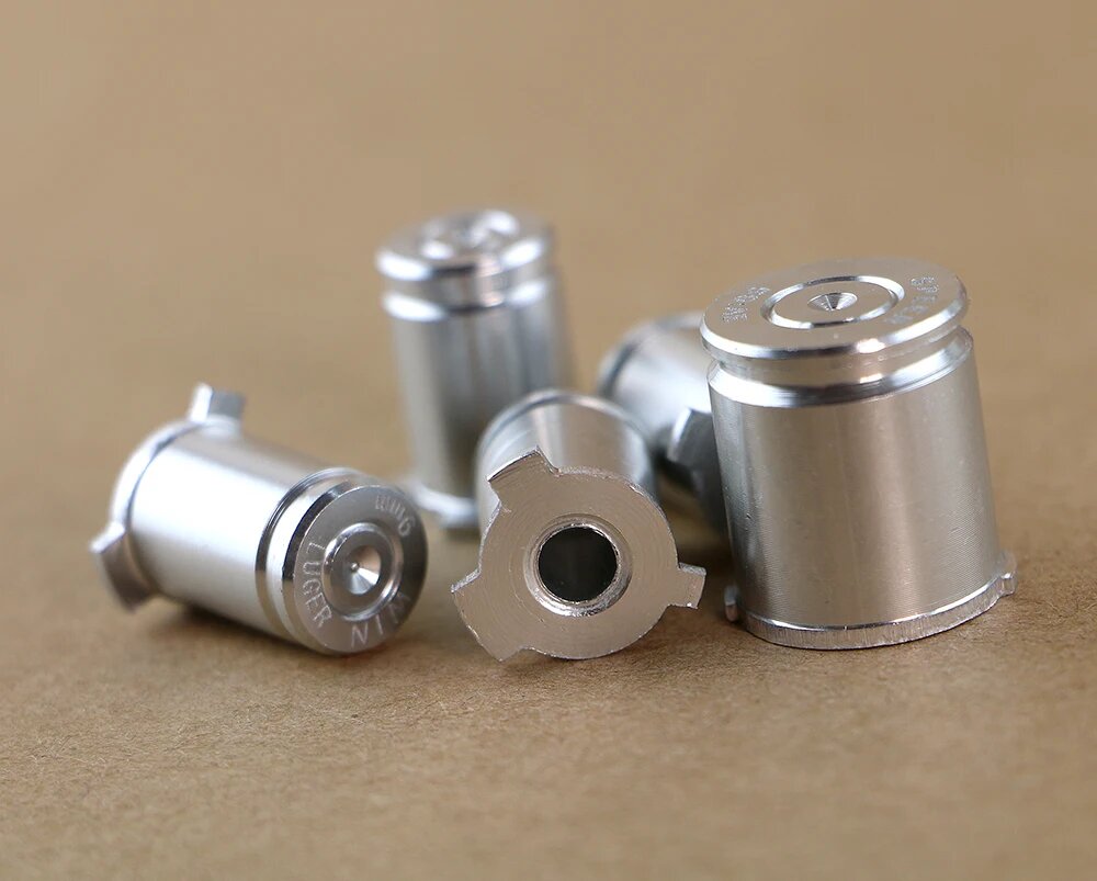 Кнопки для контроллера Xbox 360, алюминиевый сплав, металлический материал, 9 мм, набор пуль ABXY, замена для Xbox360