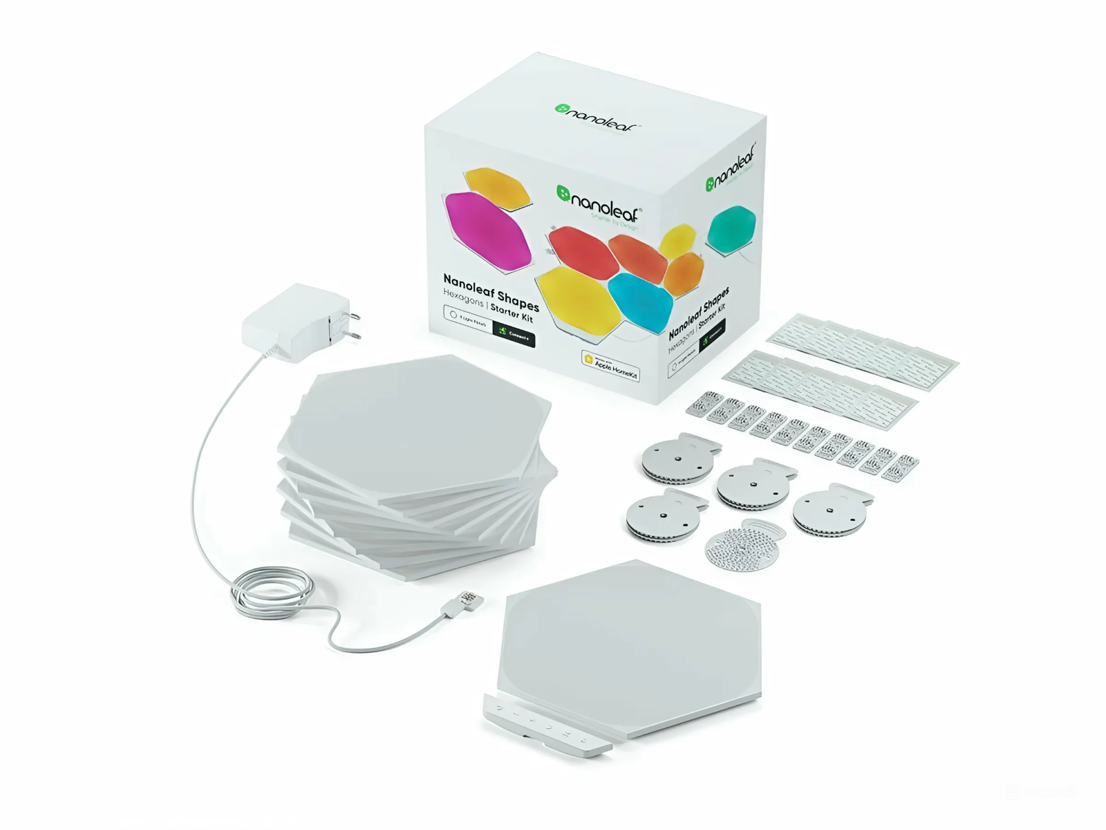 Умная система освещения Nanoleaf Shapes Hexagon (9 панелей) (NL42-0002HX-9PK)