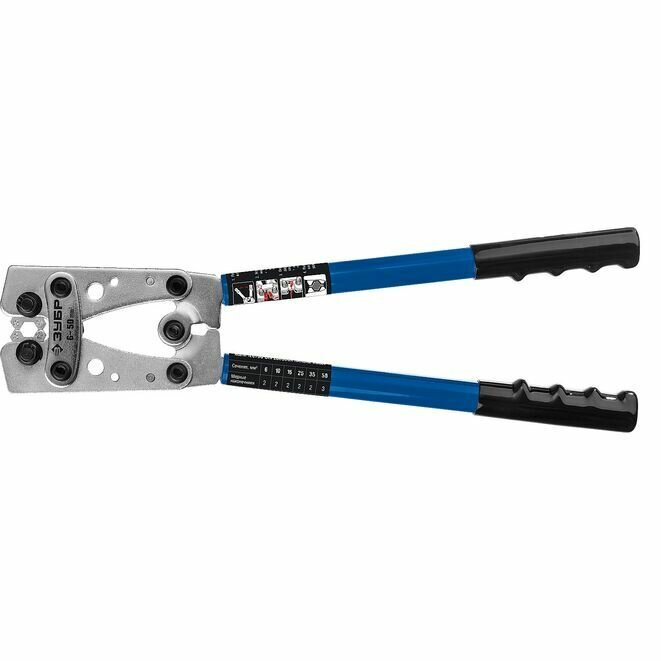 Пресс-клещи Профессионал, усиленные гексагональные, для медных наконечников и гильз, 6-50 мм2, ЗУБР