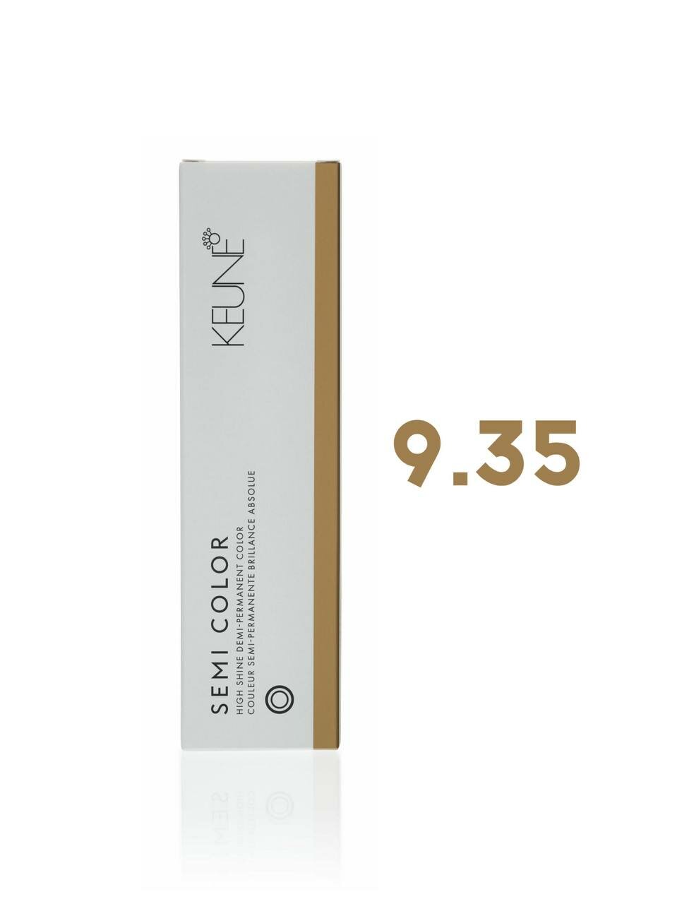 Keune Semi Color 9.35 - Полуперманентная краска для волос светлый блондин розовое золото 60 мл