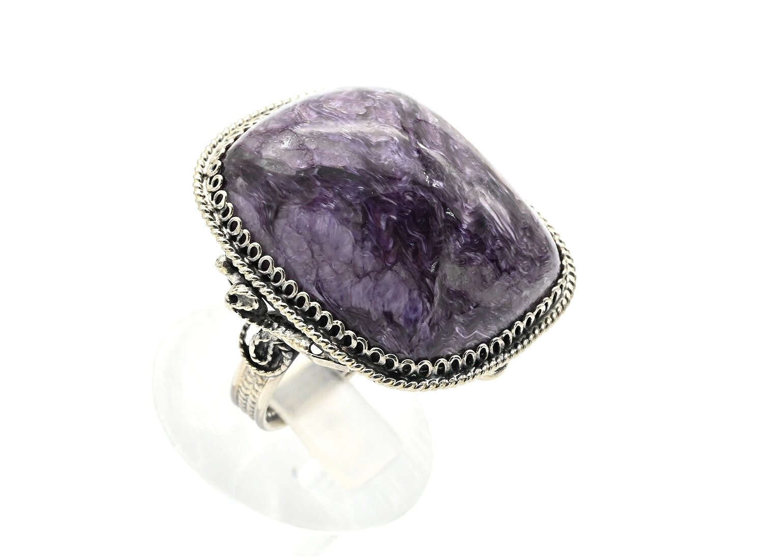 Кольцо, чароит