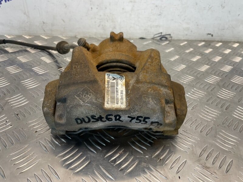 Б/У суппорт тормозной Renault Duster 2014 HSM F4RA400 Перед. Прав. 46745 RENAULT арт. 410018218R, 410010303R