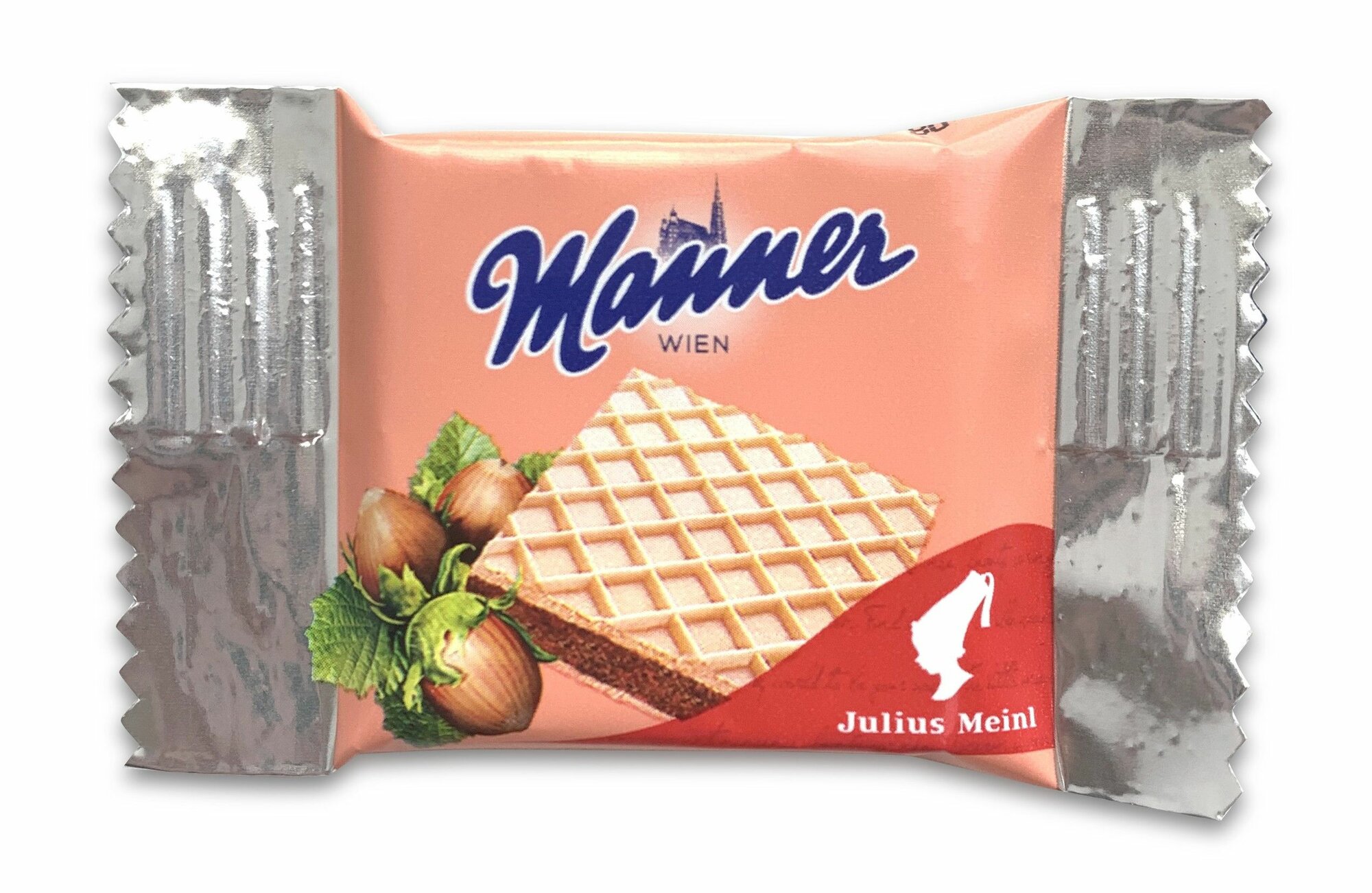 Вафли c ореховым кремом Julius Meinl Manner, 60шт, 252г