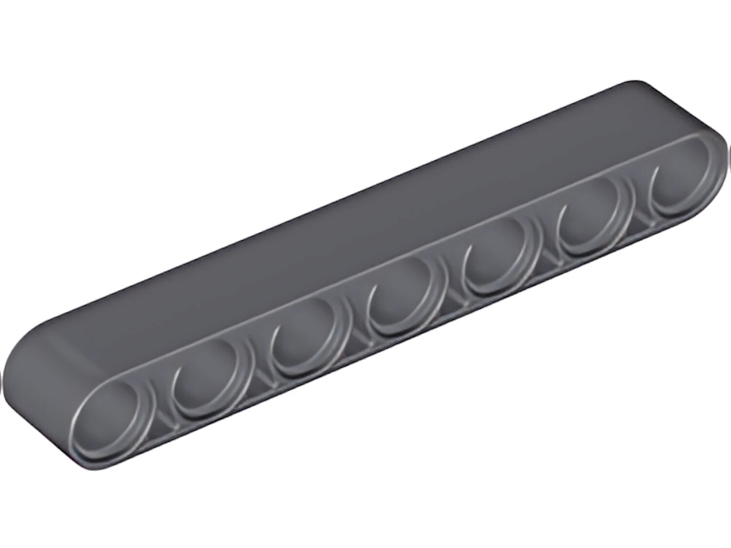 Деталь LEGO Technic, Liftarm Thick 1 x 7 32524 Dark Bluish Gray U