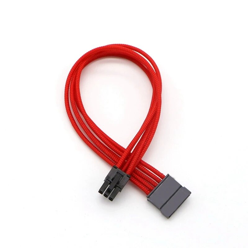 Кабель питания Unyisi 6Pin to Sata 15Pin 60cm, Red