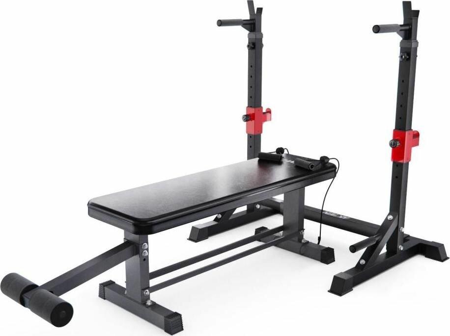 Прямая скамья DFC AKYEN со стойками под штангу