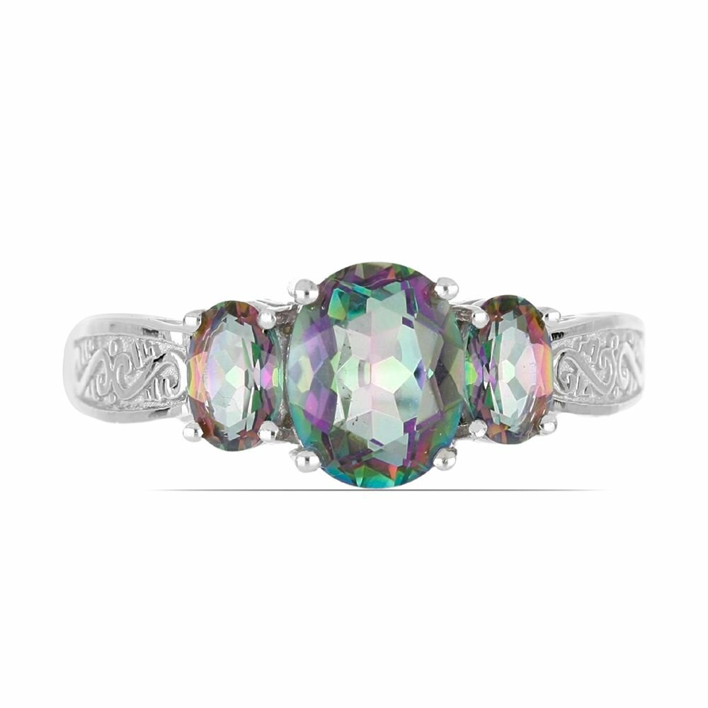 Кольцо Ювелирия, серебро, 925 проба, родирование, кварц