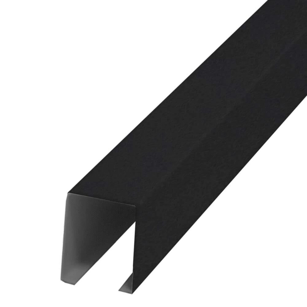Рейка кубообразный дизайн 30х40 мм 3 м A38S черная матовая Албес 384 361