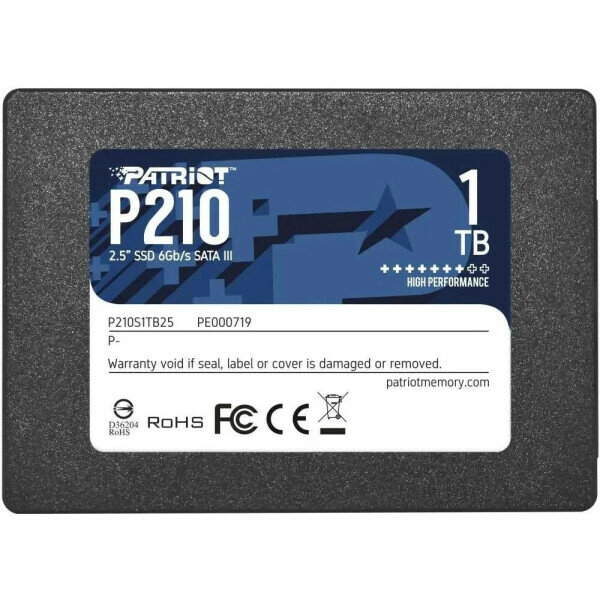 Твердотельный накопитель Patriot P210 1TB P210S1TB25