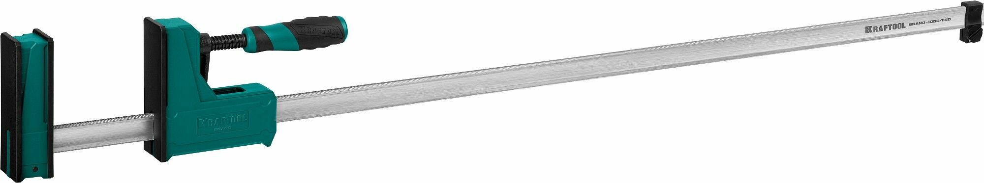 Корпусная струбцина KRAFTOOL Grand-1000/1150, 1000/1150 мм, сжатие/распор, 600 кгс, глубина зажима 95 мм 32240-100