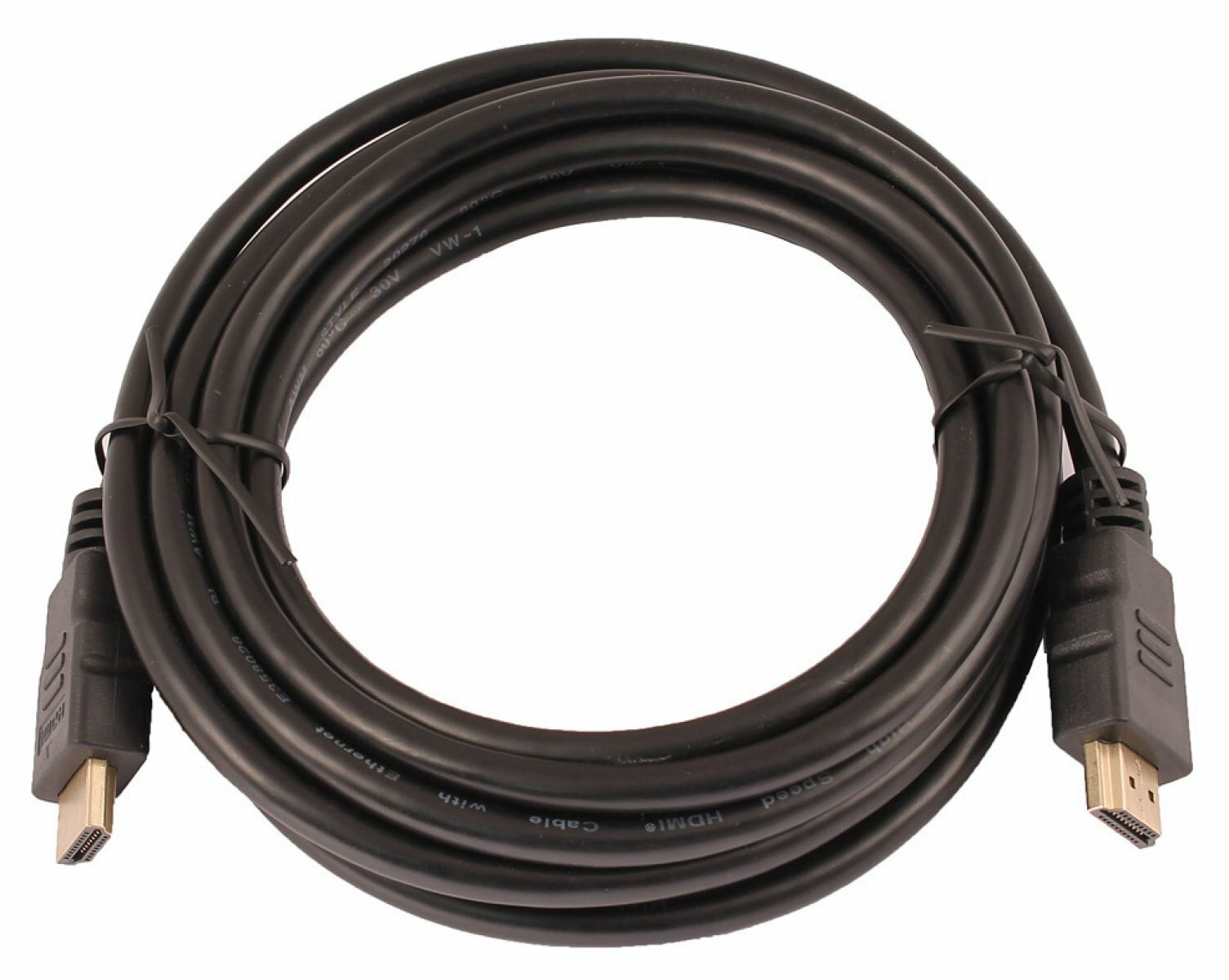 Кабель аудио-видео Noname LAZSO WH-111 HDMI (m)/HDMI (m) 3м. позолоч. конт. черный (WH-111(3M))