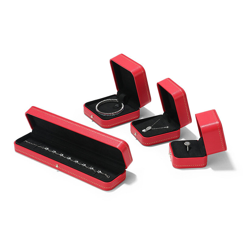 Подарочная коробка Hongtai ED09001, натуральная кожа, для украшений