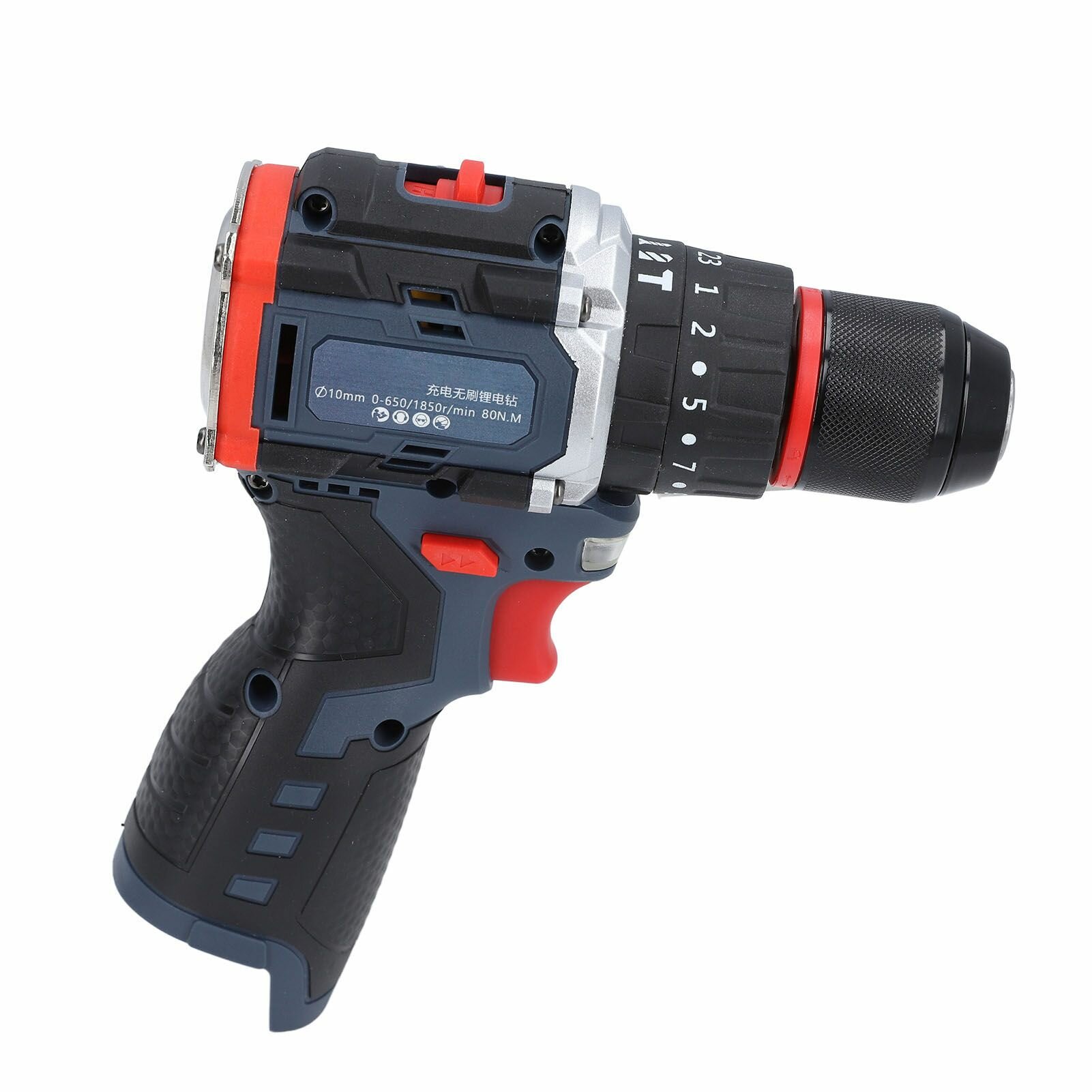Ударный шуруповерт, многофункциональный 80NM торсион, портативный без аккумулятора