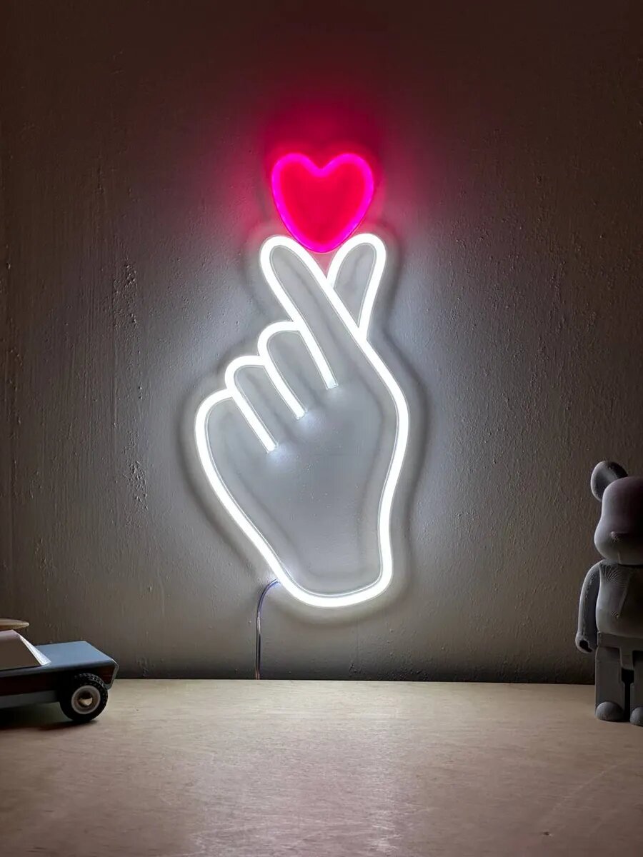 "Bts" неоновая лампа, светильник