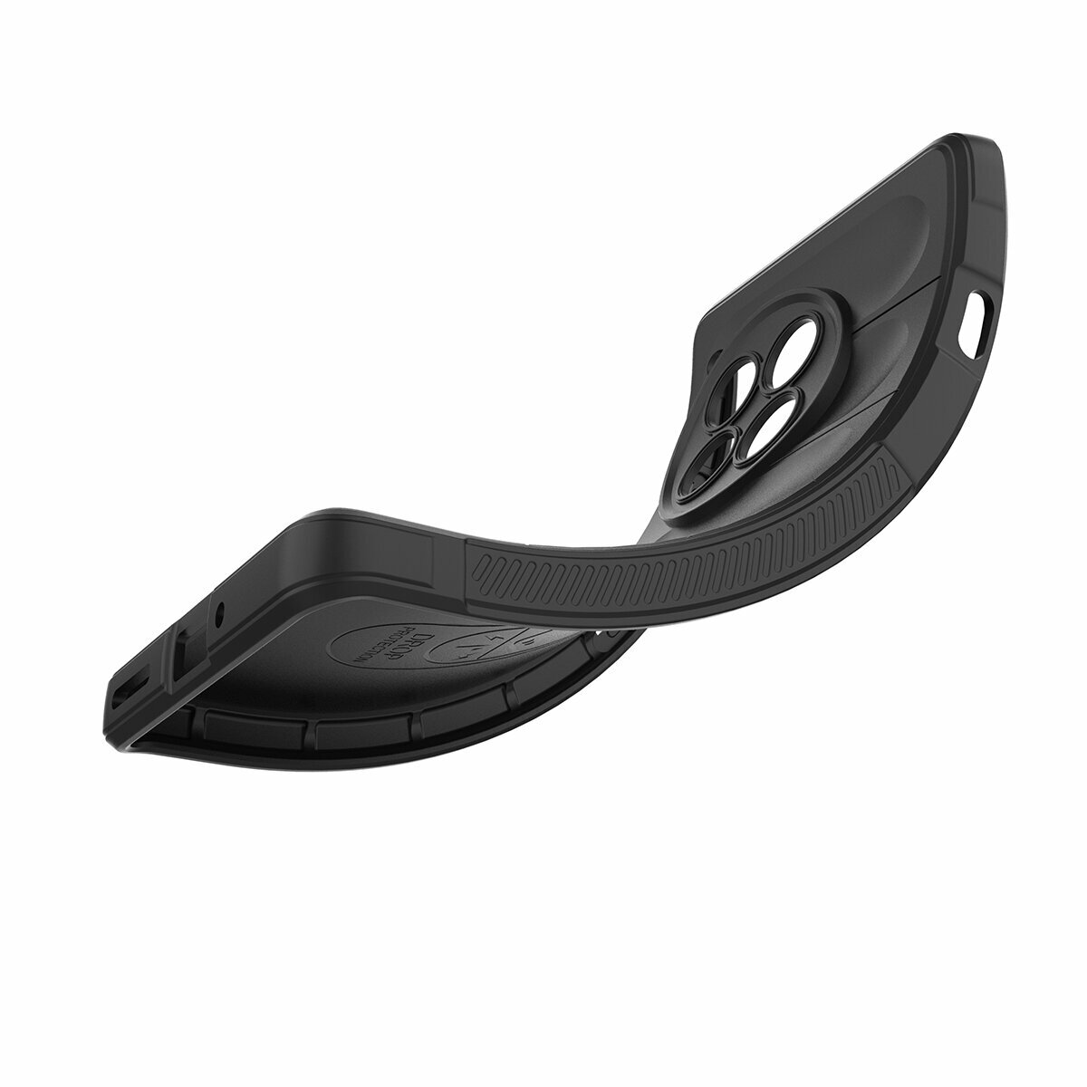 Противоударный чехол Flexible Case для OnePlus 12R черный