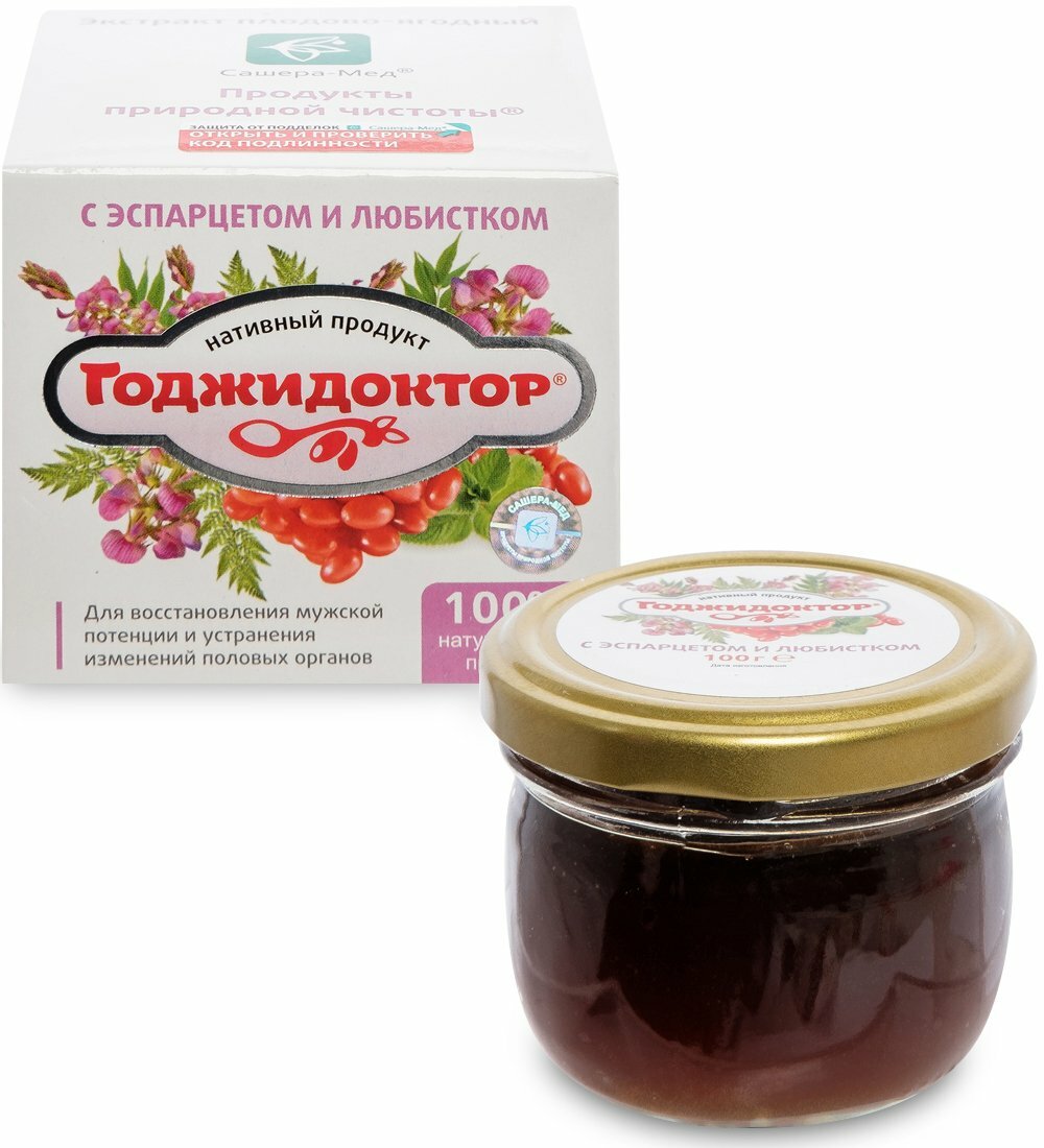 'Годжидоктор' Экстракт плодово-ягодный с эспарцетом и любистком, 100 г