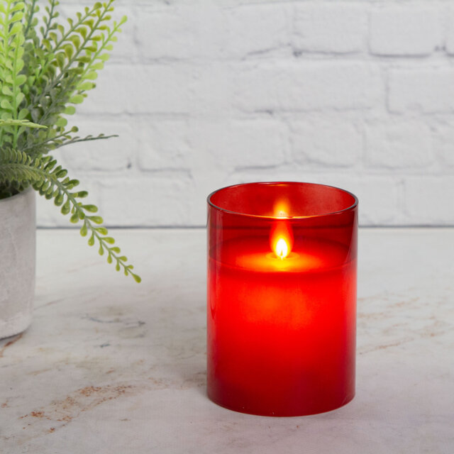 Светодиодная свеча в колбе Ильгриммо 10 см, на батарейках, Peha, MB-11265