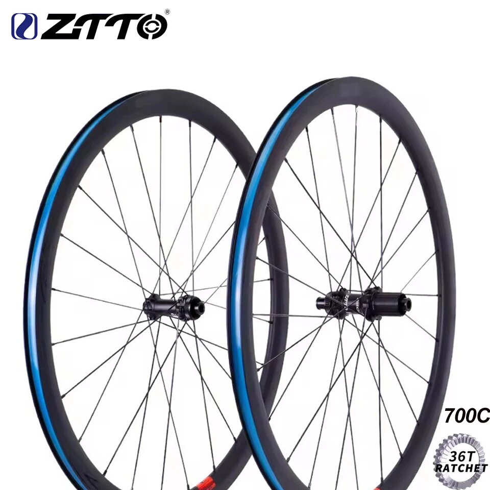 ZTTO 700C Дорожные бескамерные колеса R2 24H 30mm, HGR